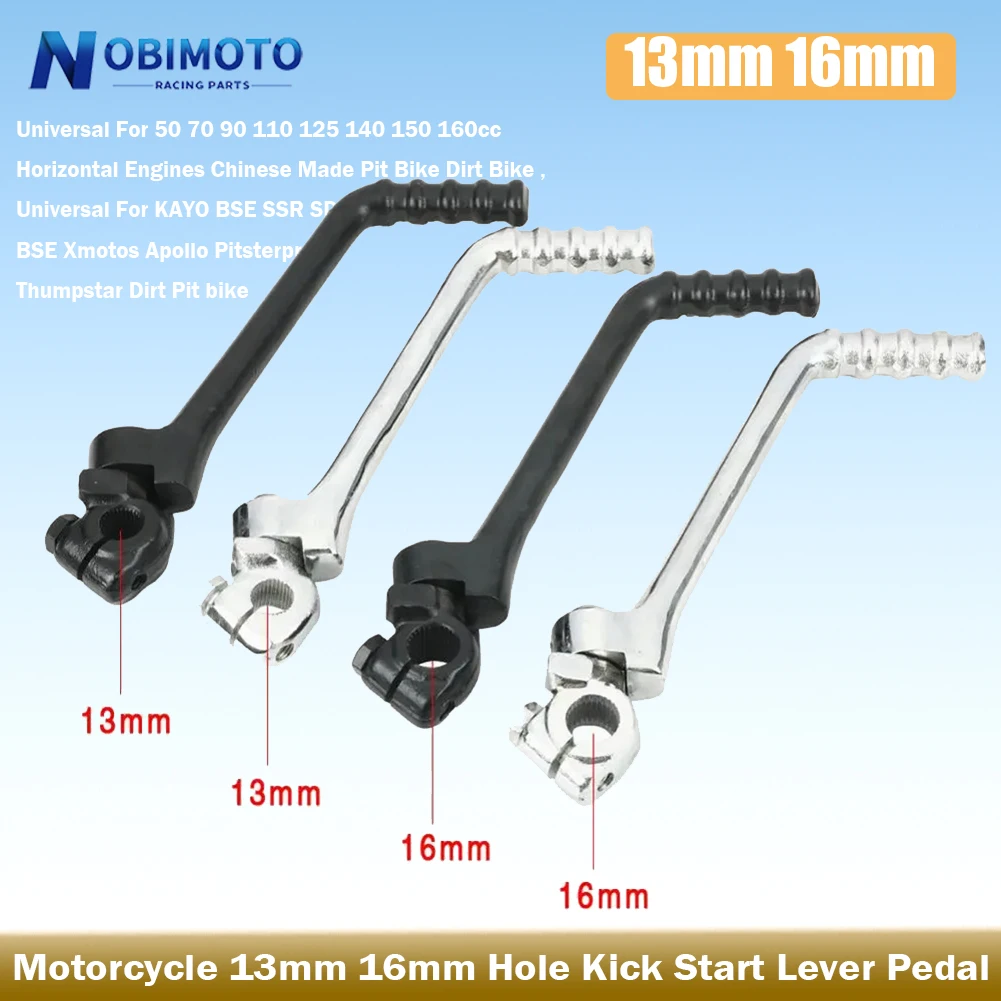 NOBIMOTO-13mm-16mm-Hole-Kick-Start-Lever-Pedal-For-50cc-70cc-90cc-110cc ...