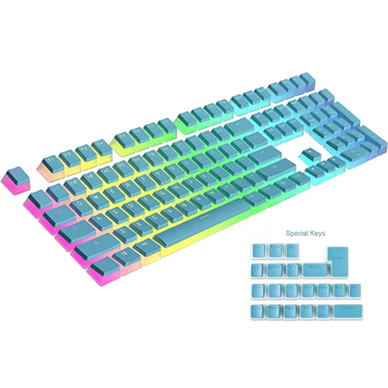 129-Keys-Pudding-Keycaps-Mechanical-Keyboard-PBT-Injection-Molding-OEM ...