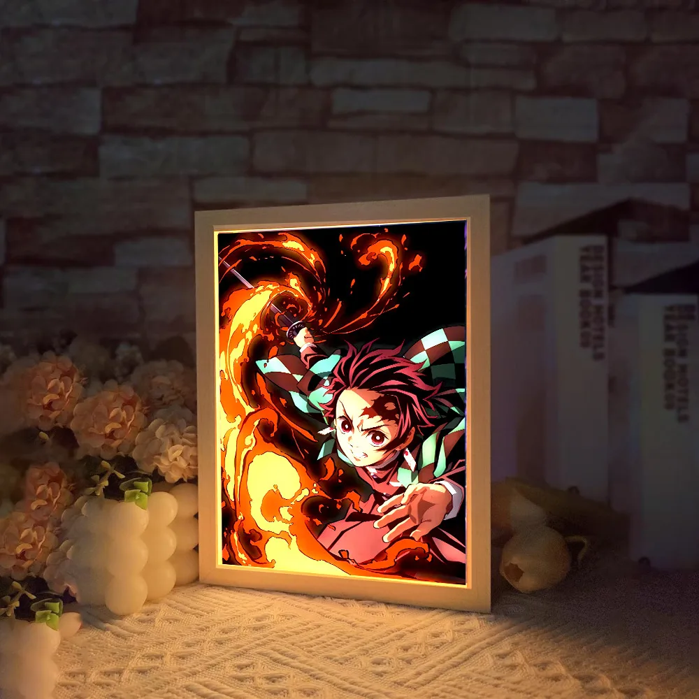 Anime-Light-Painting-Moon-Lamp-Kyojuro-Rengoku-Kimetsu-Demons-Slayer ...
