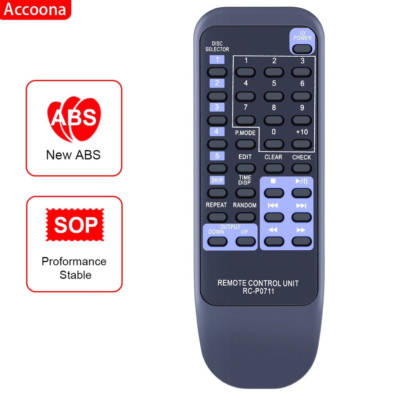 New-Remote-Control-for-Kenwood-RC-P0711-CD406-CD403-CD404-CD406-CD403 ...