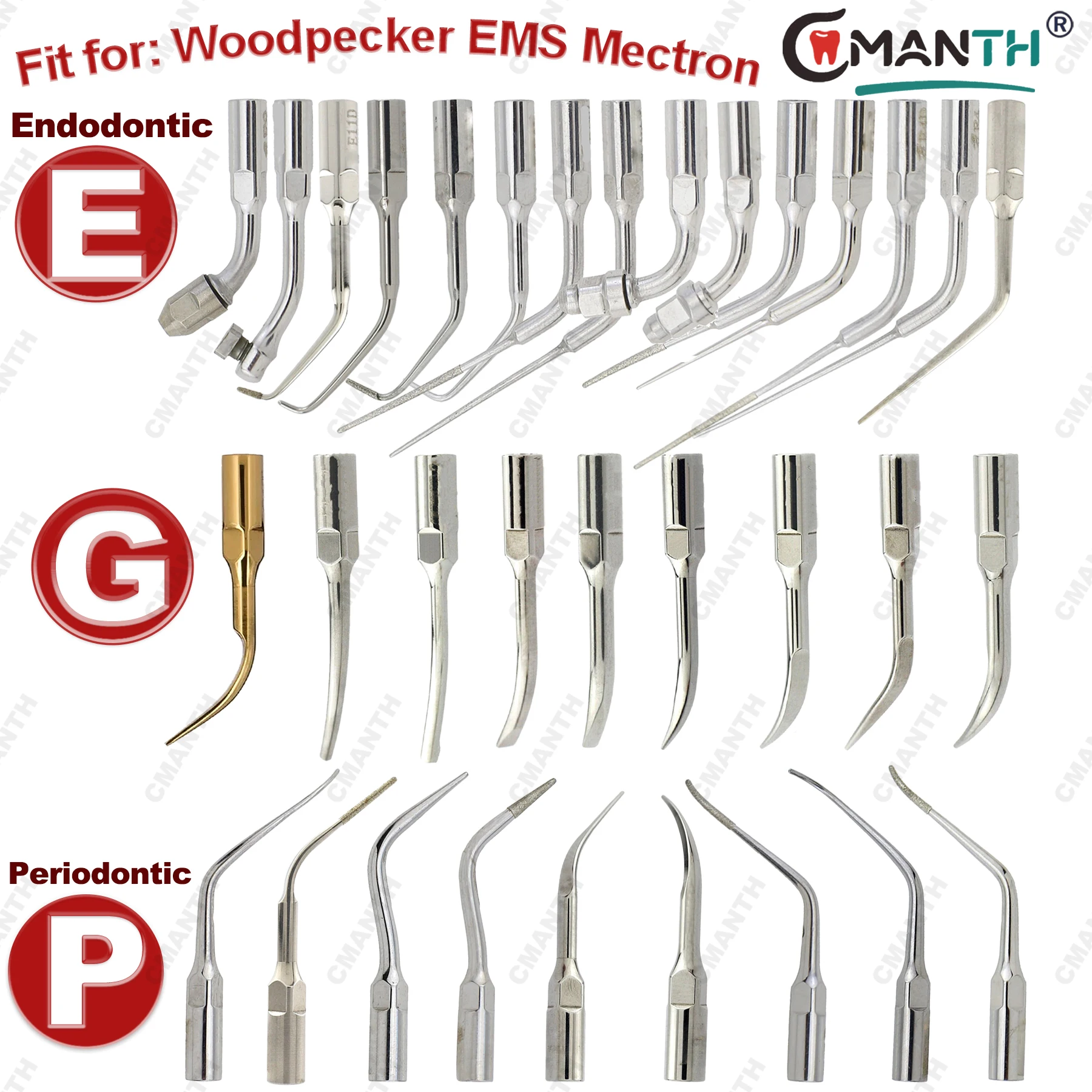 Насадки для стоматологического скалера CMANTH, совместимые с WOODPECKER ...