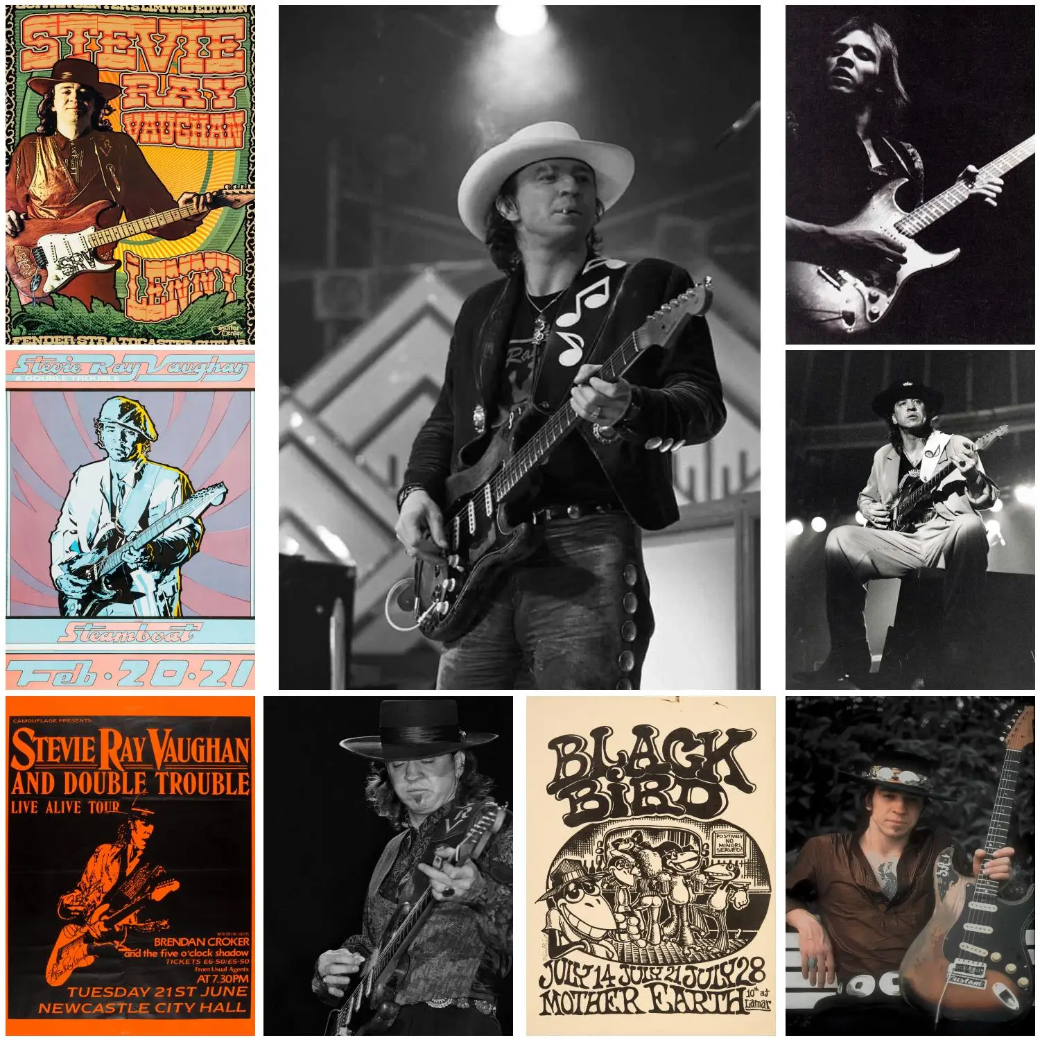 stevie-ray-vaughan-Poster-Decorative-Painting-Canvas-Poster-Gift-Wall ...