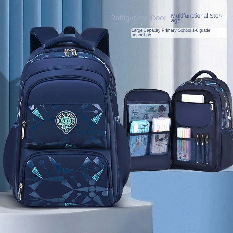 Grade-3-6-Waterproof-Children-School-Bags-Boys-Primary-School-Backpacks ...