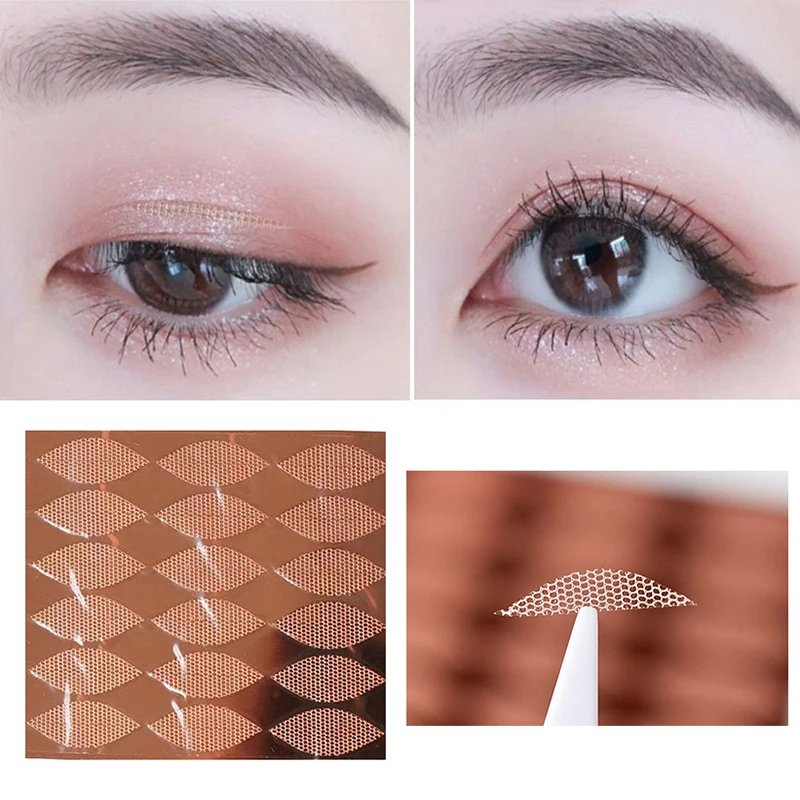 18-24Pcs-Invisible-Eyelid-Sticker-Lace-Eye-Lift-Strips-Double-Eyelid ...