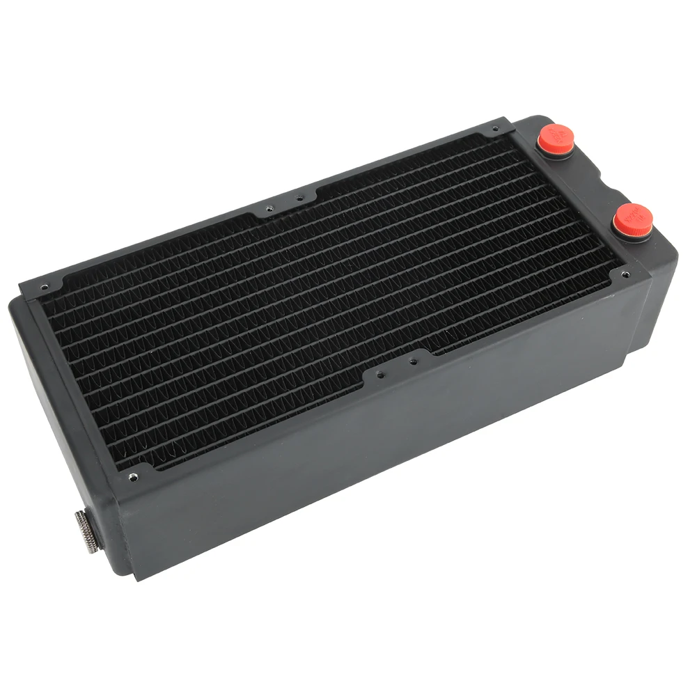240mm Water Cooling Radiator 3 Layer 65MM Thickness Heat Sink Copper ...