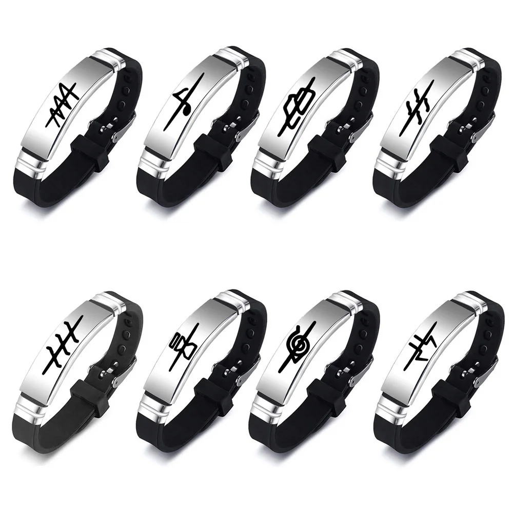 Anime-Naruto-Akatsuki-Uchiha-Itachi-Ninja-Logo-Bracelet-Cosplay ...