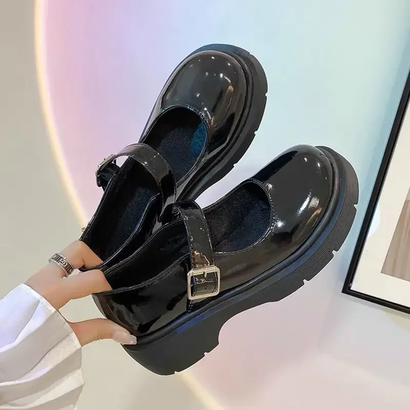 Sapato-de-couro-Jk-estilo-japon-s-feminino-vers-o-coreana-da-moda ...
