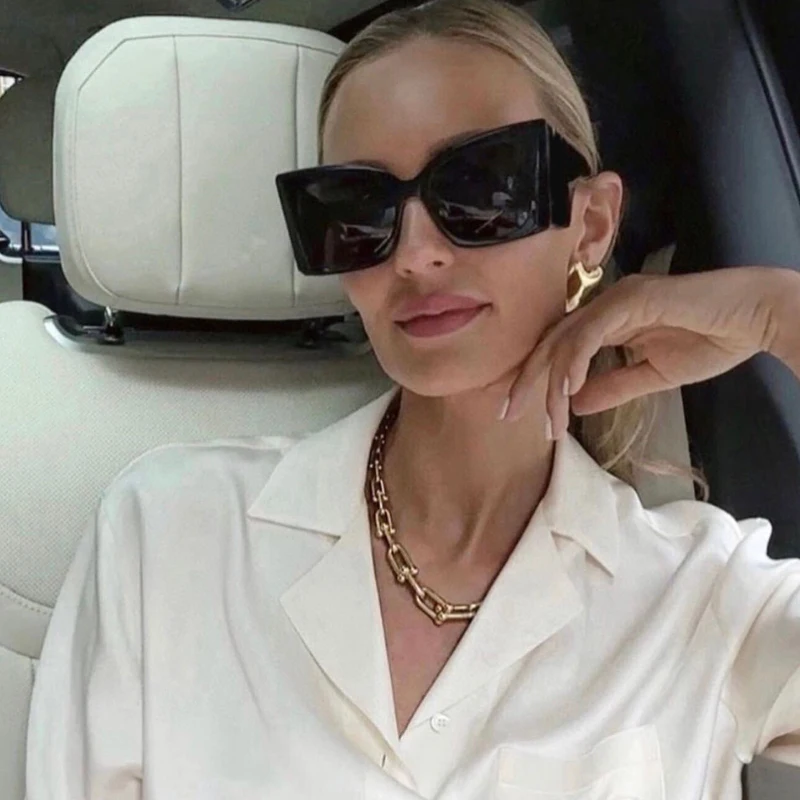 Brand Punk Wide Leg Design Sunglasses Women Fashion Shades UV400 ...