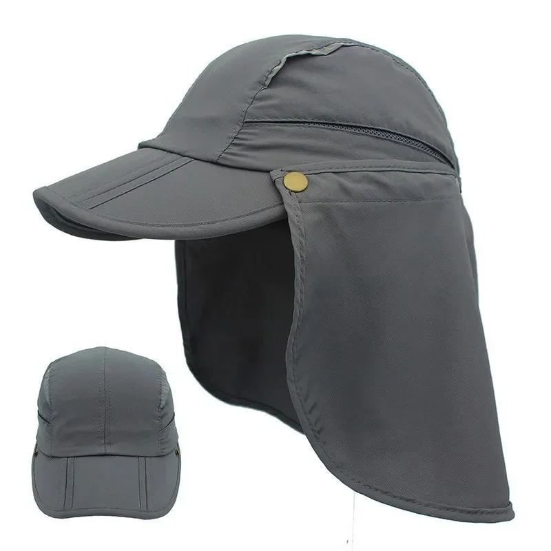 Outdoor-Sport-Detachable-Sun-Hat-Men-Women-Go-Fishing-Climbing-Riding ...