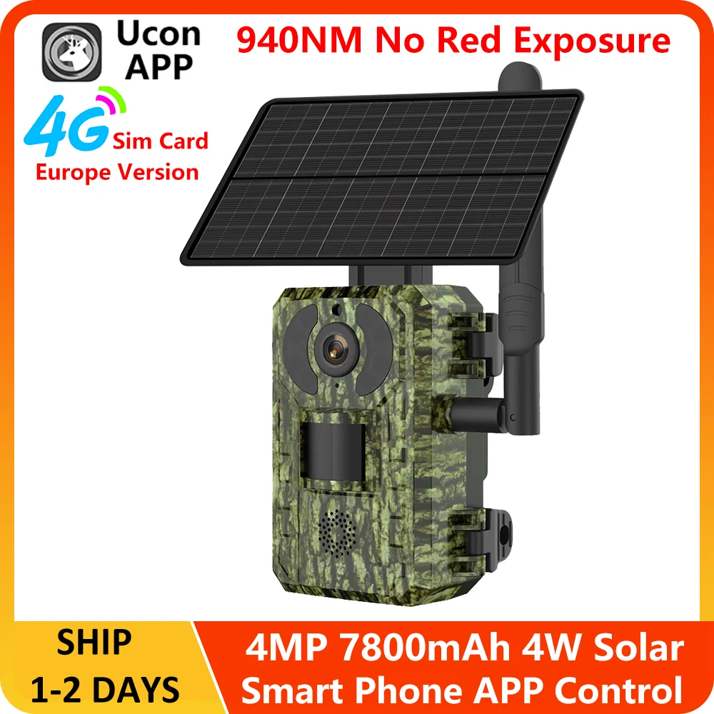 UCON-EU-4MP-4W-Outdoor-Wildlife-7800mAh-Battery-Motion-Activated ...