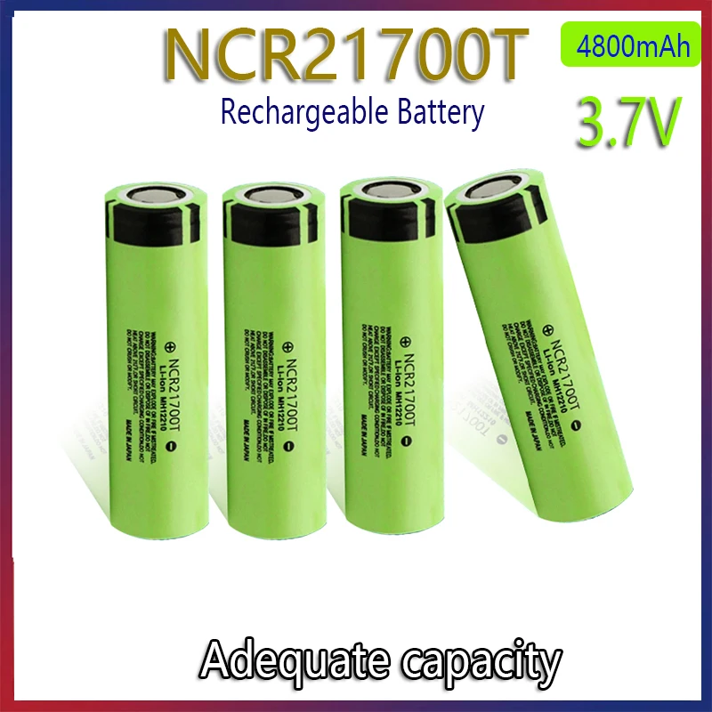 21700-NCR21700T-Lithium-Rechargeable-Battery-4800mAh-3-7V-40A-High ...