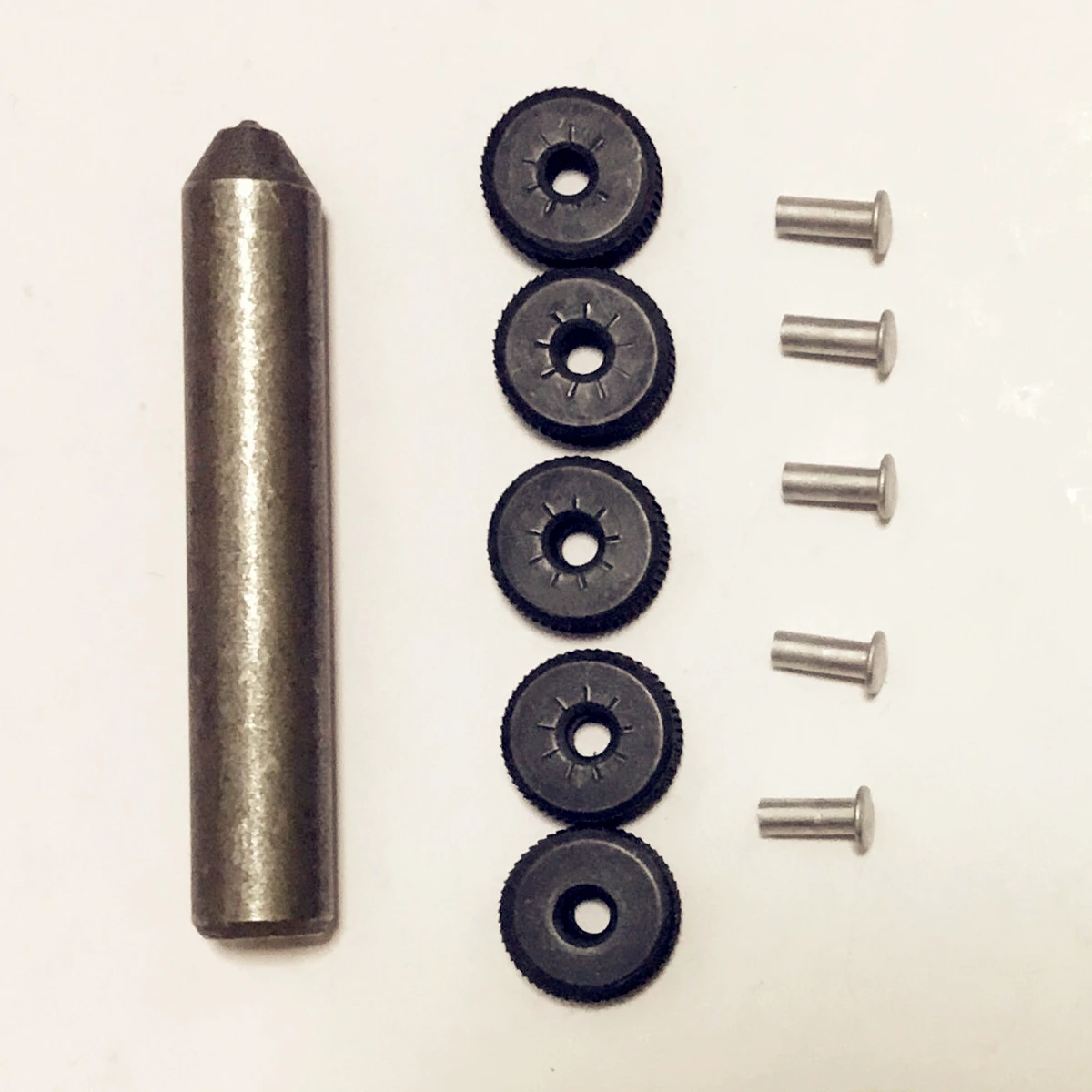 6pcs-Set-Unpolished-Metal-Install-Punch-Steel-Wheel-Rivets-For-Zippo ...
