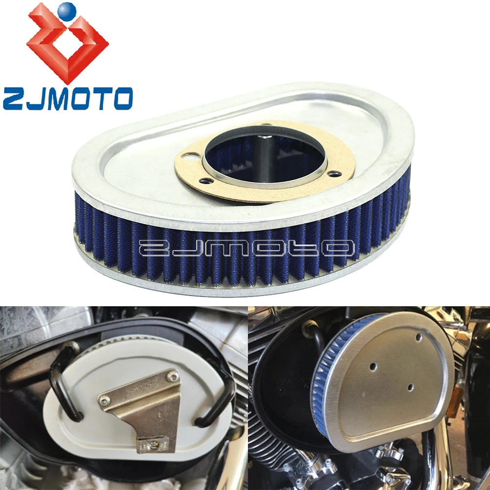 Motorcycle-Air-Filter-High-Flow-Air-Cleaner-Intake-Replacement-Filters ...