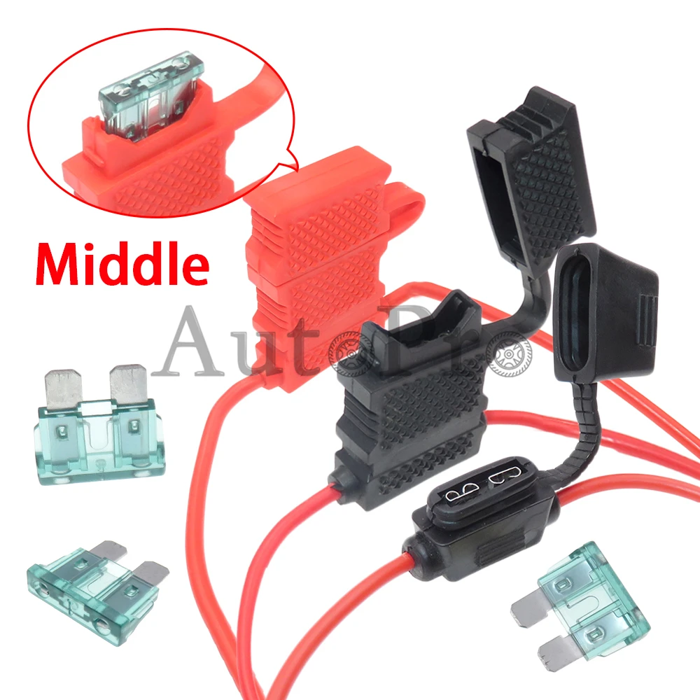 1-Set-Standard-Size-Auto-Fuse-Holder-14AWG-17AWG-Car-AC-Assembly ...