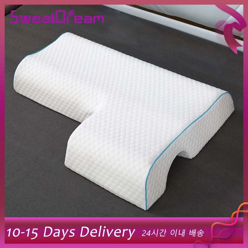 Couple-Pillowcase-Orthopedic-Memory-Foam-Protect-Cervical-Vertebra ...