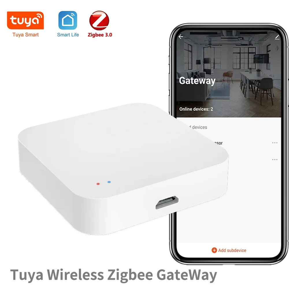 Tuya-Zigbee-Hub-Wireless-Multi-Mode-Gateway-For-Smart-Home-Automation-for-ZigBee-Devices-Via ...