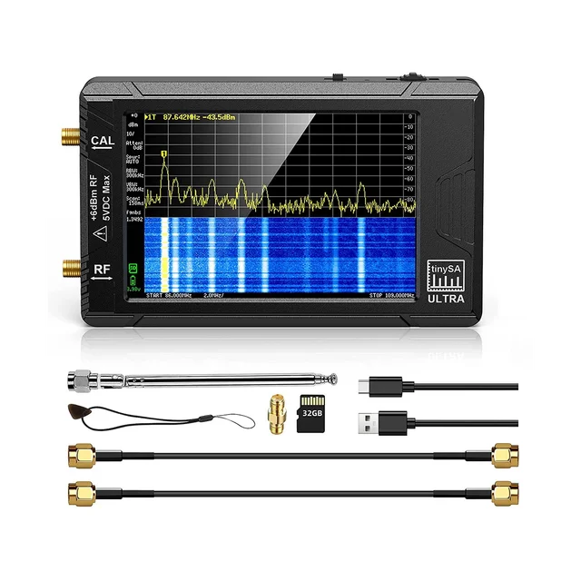 Tinysa Ultra 4Inch Spectrum Analyzer Handheld TINY SA Frequency ...