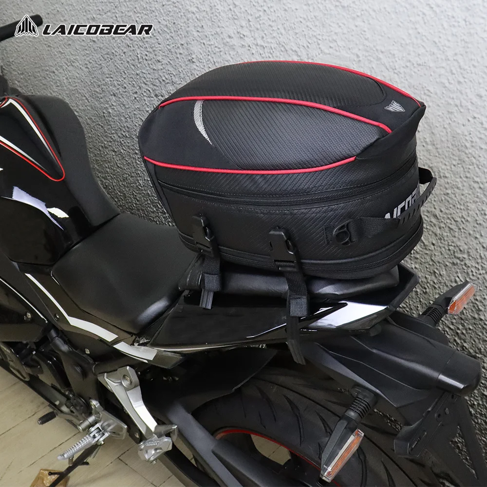 Motorcycle-Tail-Bag-Black-Motorbike-Waterproof-Tail-Travel-Rider ...