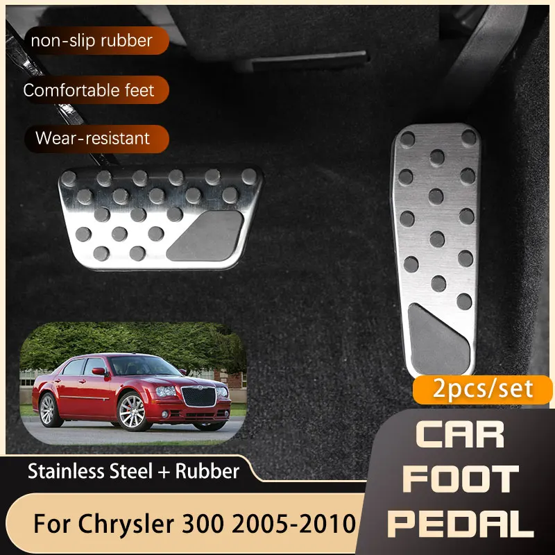 Stainless-Steel-Car-Foot-Pedal-for-Chrysler-300-300C-2005-2010-Gas ...