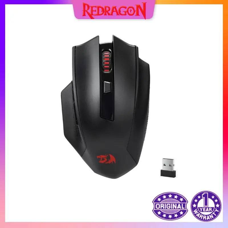 Redragon-M994-Mouse-sem-fio-Bluetooth-Gaming-Mouse-Gamer-com-fio-Conex ...