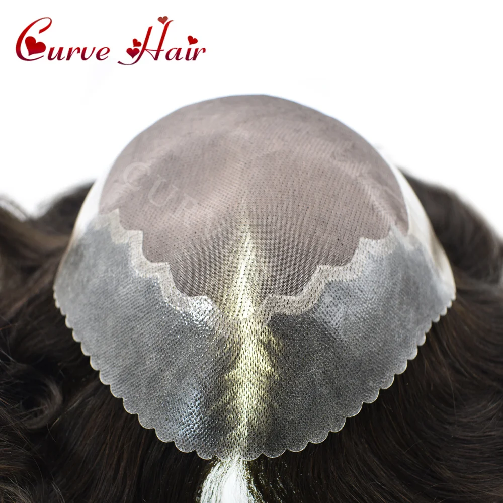 Mens-Toupee-Monofialament-Wigs-for-Men-120-Medium-Density-Hand-Tied ...