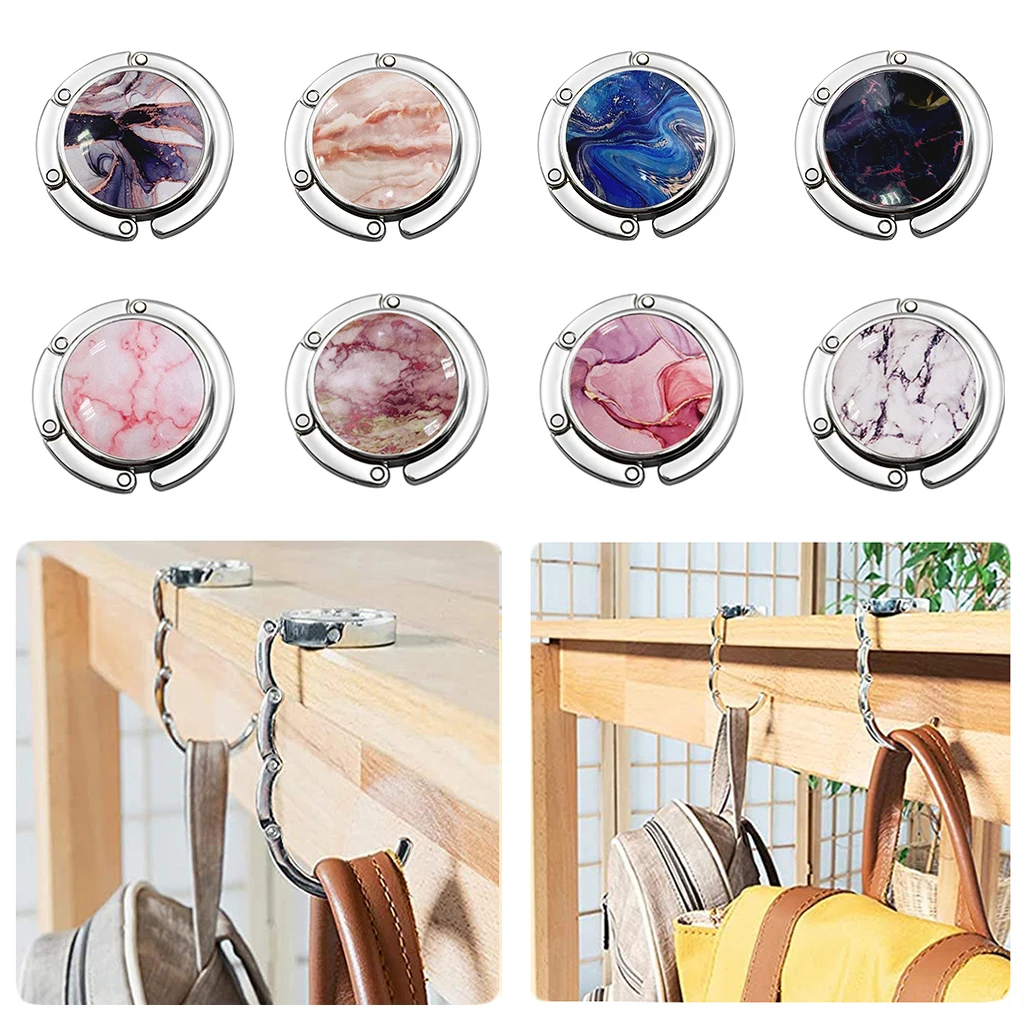 Table Foldable Purse Handbag Hook Hanger Holder | Folding Purse Handbag ...