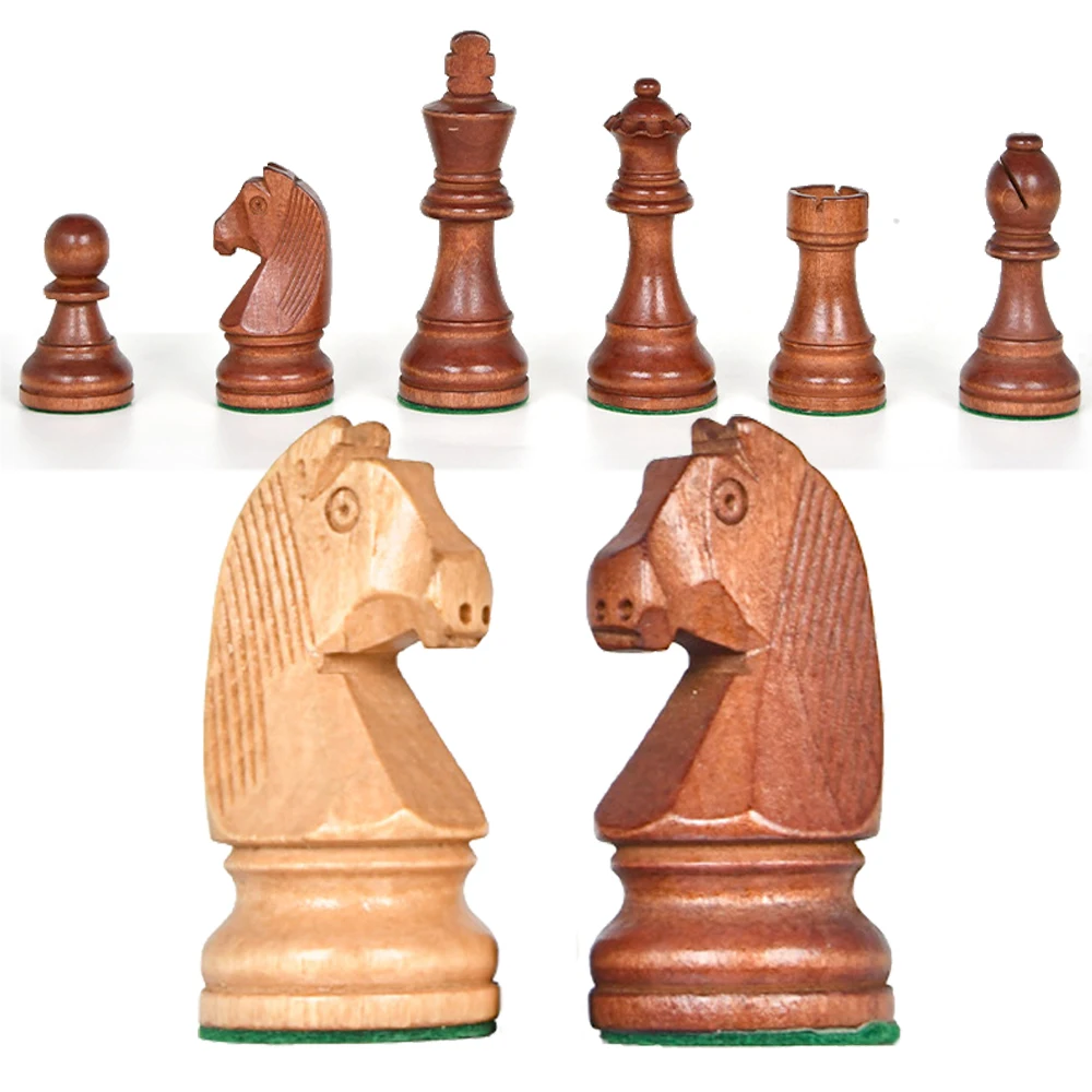 Scacchi-in-legno-di-King-Heavy-Weighted-Chessmen-da-torneo-con-2-regine ...