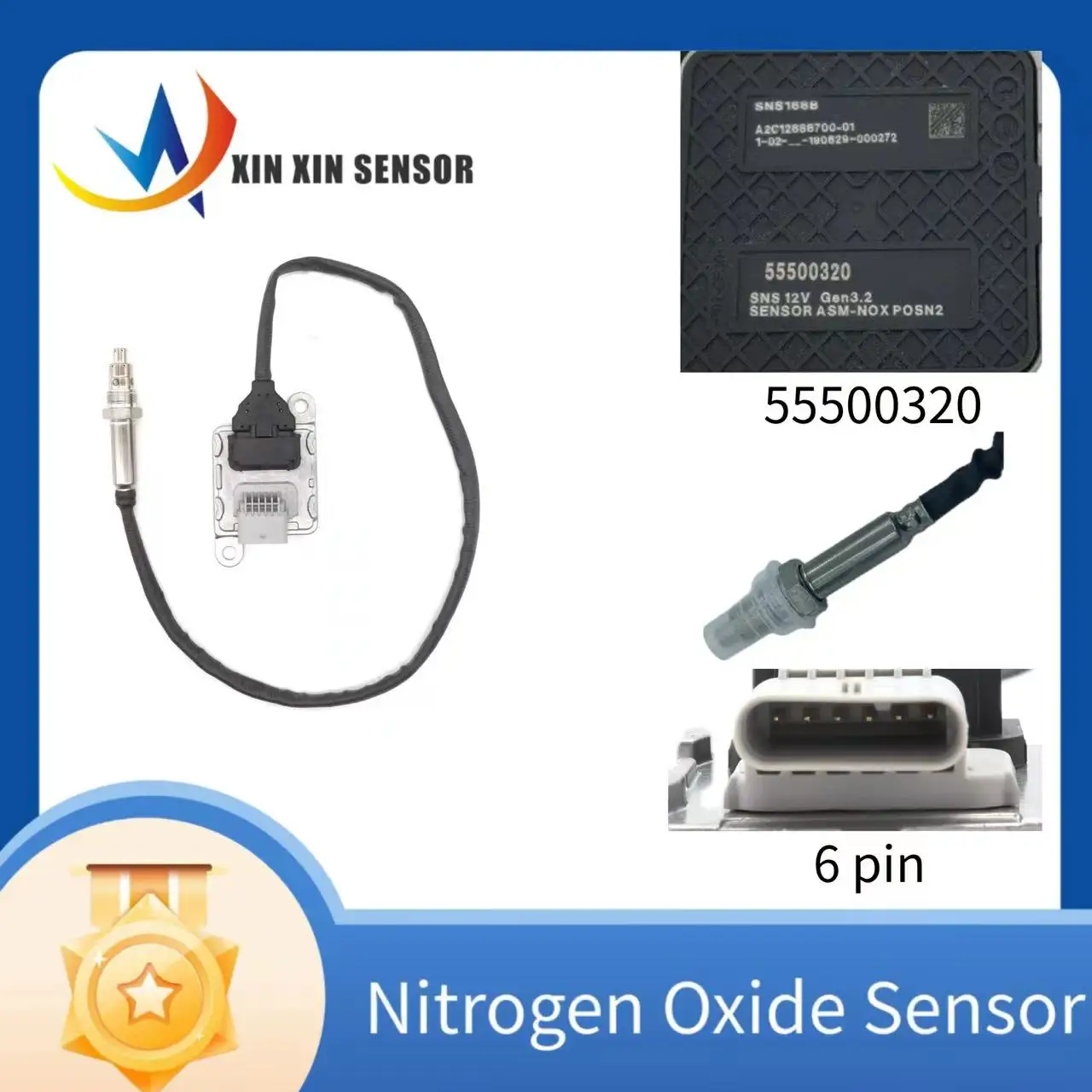 55500320-12V-for-GM-Opel-nox-sensor-ceramic-chip-OE-55500320-FOR ...