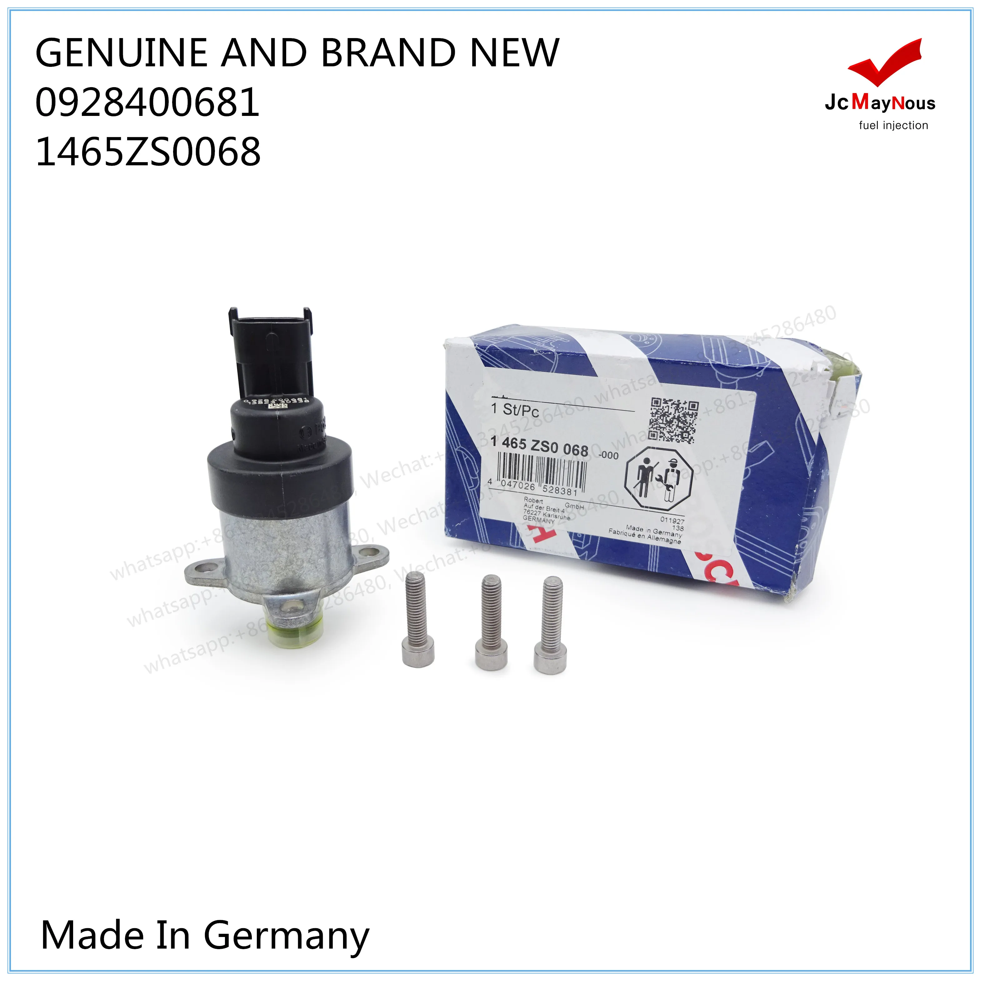 신제품 정품 디젤 연료 펌프 압력 조절기 계량 장치, 0928400681 1465ZS0068 0928400575 ...