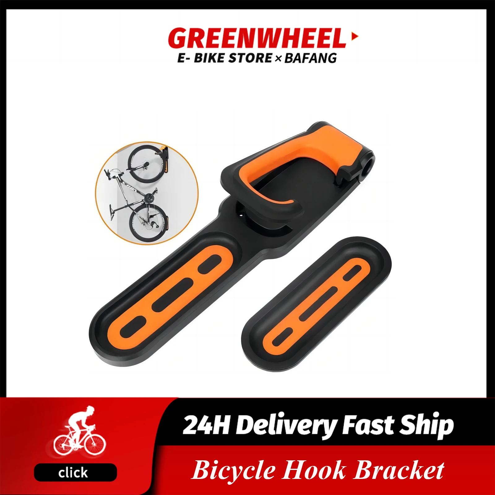 1PC-Bicycle-Wall-Mount-Rack-Mtb-Road-Bike-Storage-Fixed-Hanging-Hook ...