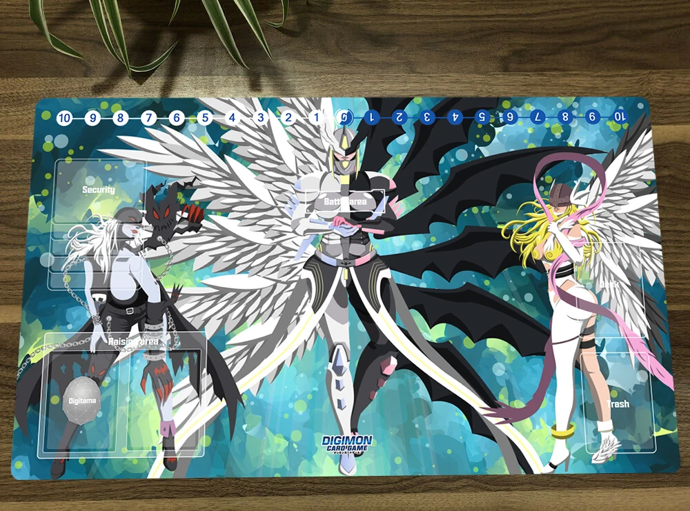 Digimon-Playmat-LadyDevimon-Mastemon-AngeWomon-DTCG-TCG-CCG-Mat-Trading ...