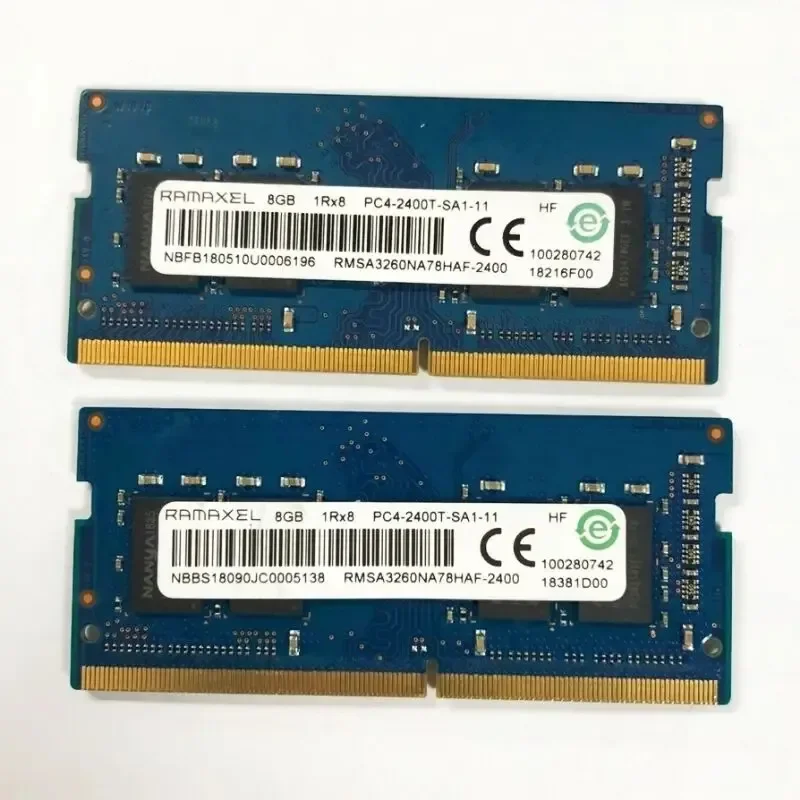 A+RAMAXEL DDR4 RAM 8GB 2400MHz Laptop memory 8GB 1Rx8 PC4-2400T-SA1-11 ...