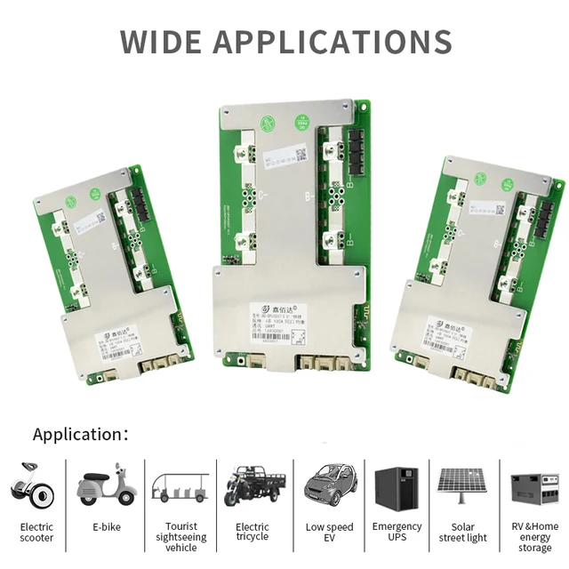 JBD BMS 4S 12V 60A 100A 150A 200A - eler.hr