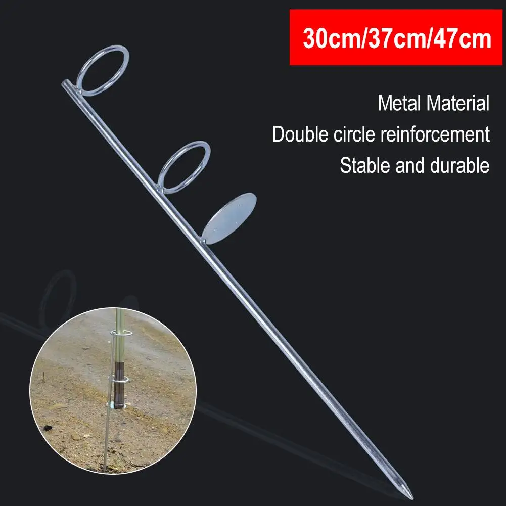 30-37-47cm-Double-Rings-Single-Fork-Portable-Fishing-Rod-Holder ...