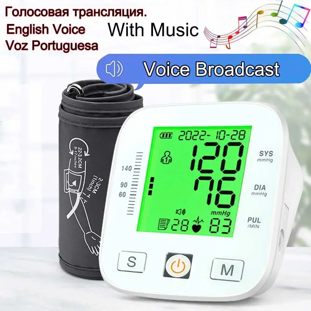 Portuguese-Voice-Blood-Pressure-Monitor-With-Background-Digital ...