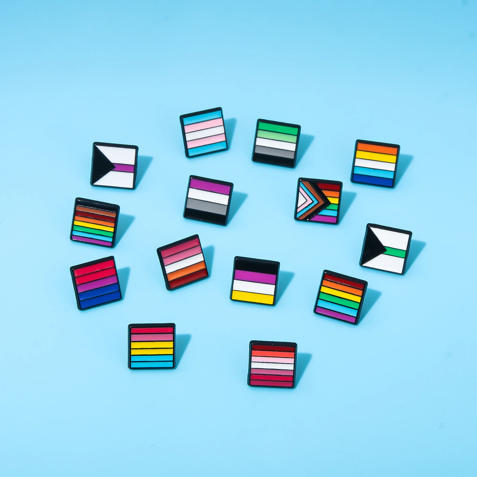 14-LGBT-Asexual-Trans-Gay-Lesbian-Brooch-Colorful-Rainbow-Flag-LGBT ...