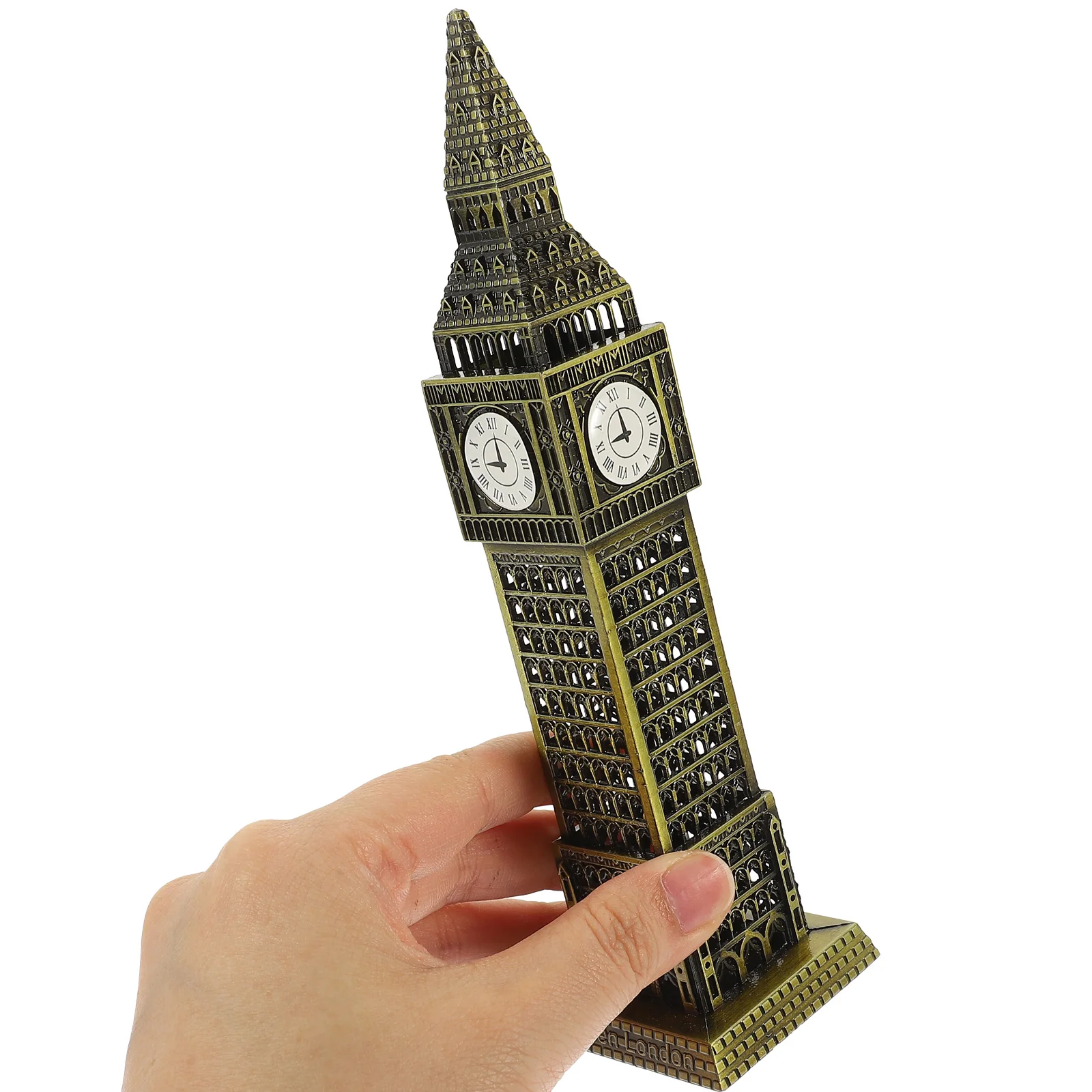 British Big Model 3D Big Clock Tower Figurine Alloy Building Model ...