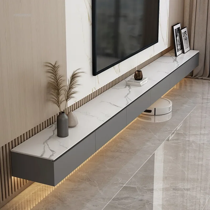 Modern-Solid-Wood-Slate-TV-Cabinet-Coffee-Table-Combination-Italian ...