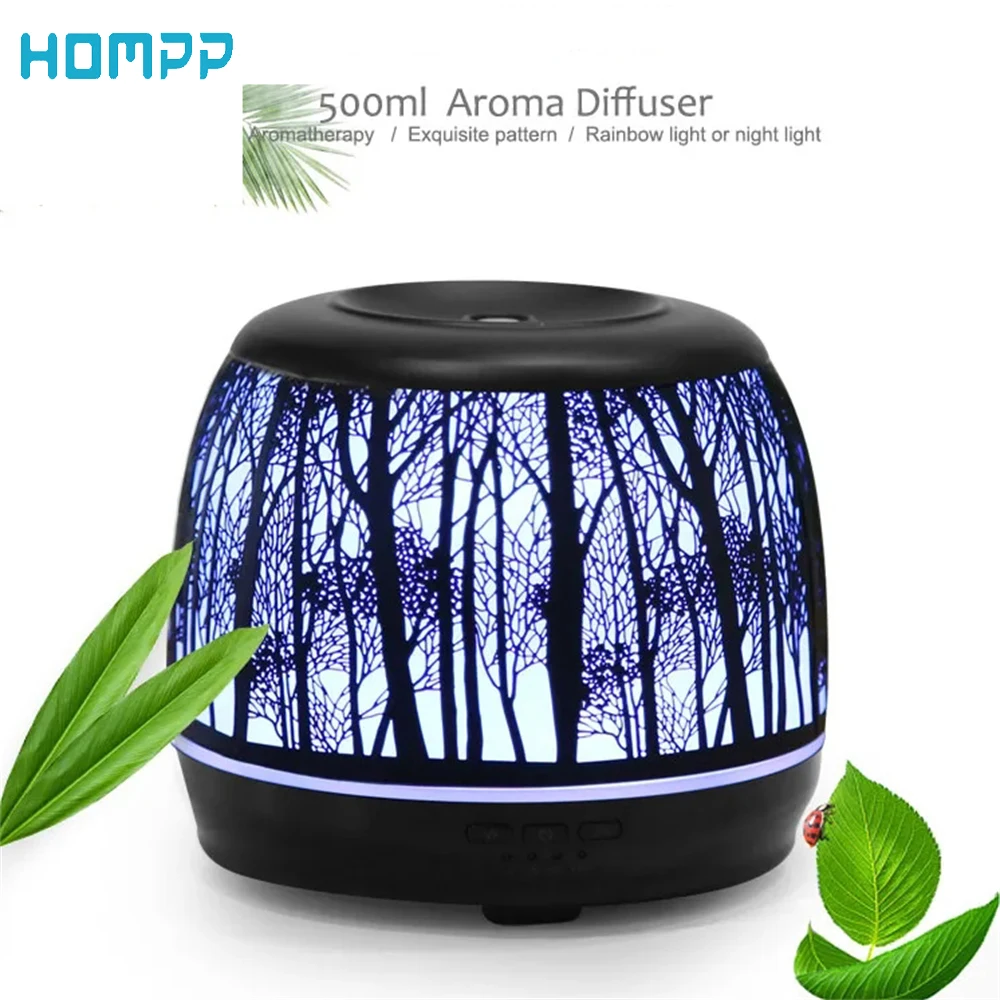 Use Essential Oil Diffuser Humidifier - 500ml Essential Oil Diffusers ...