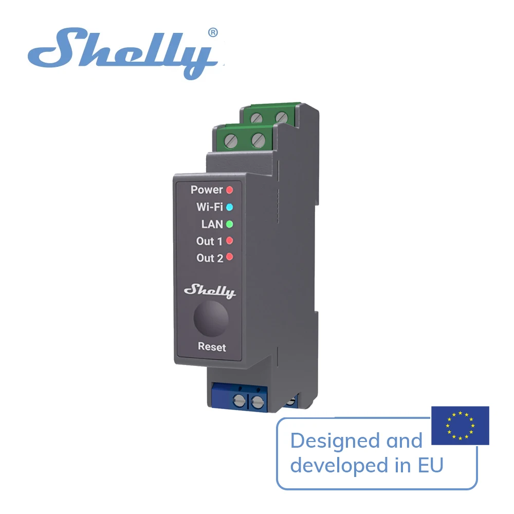 Shelly-Pro-2-channels-DIN-Rail-Relay-Switch-With-WiFi-Enhanced-Safety ...