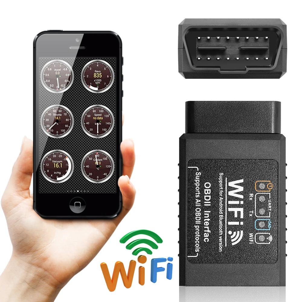 New ELM 327 V1.5 WIFI OBD2 Scanner Auto Diagnostic Tool for Subaru ...