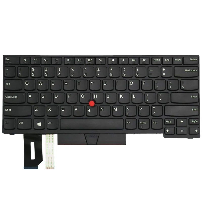 Laptop US Keyboard for Lenovo ThinkPad L380 L390 E490 E495 T490 L490 ...
