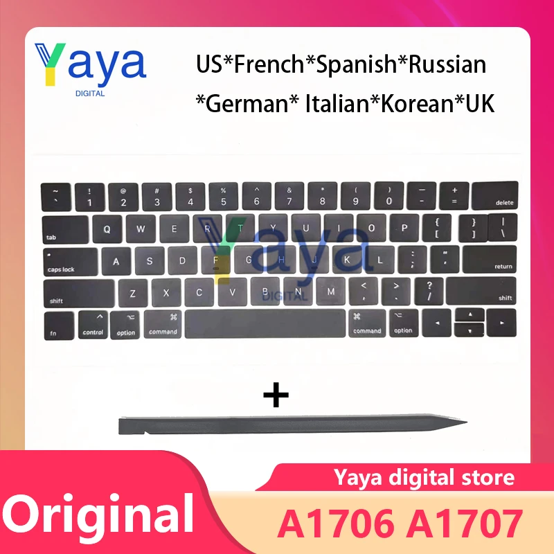 애플 노트북 맥북 프로 레티나 수리용 키 캡, 나비 키보드, A1706, A1707 키 캡, 13 인치, 15 인치, 2016 2017 년 신제품| | - AliExpress
