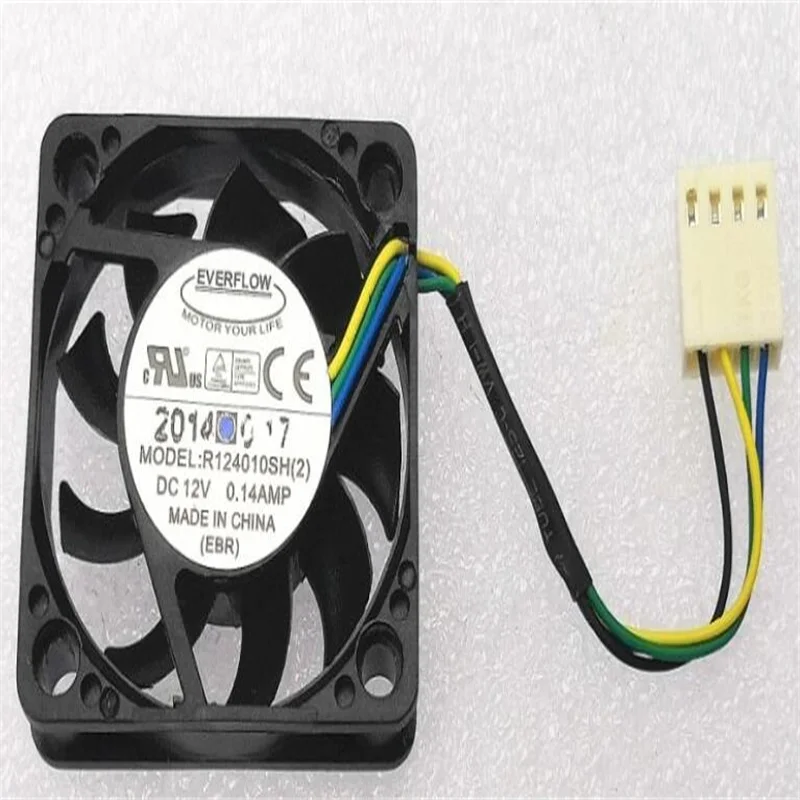 EVERFLOW 4010 4CM fan R124010SH(2) 12V 0.14A 4-wire PWM speed ...