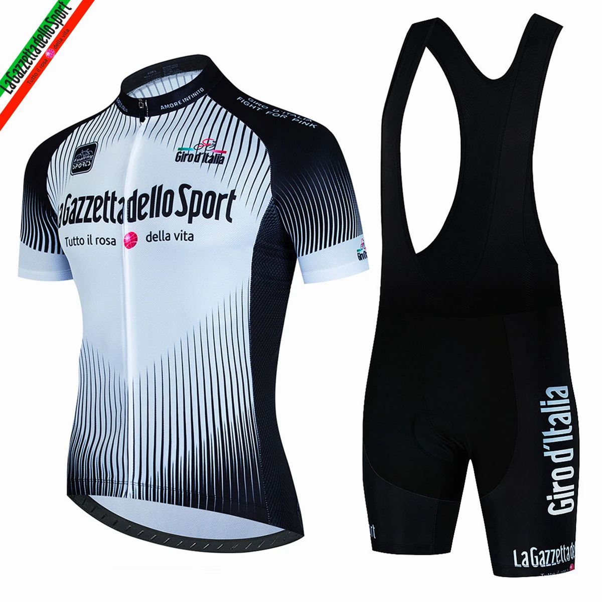 Tour Of Italy Cycling Jersey Set Summer Cycling Clothing MTB Bike ...
