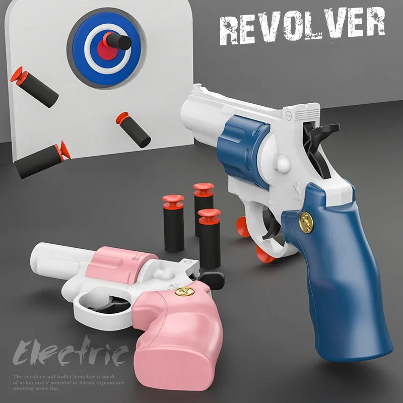 Colorful-Mini-Revolver-Gun-Model-Glock-Soft-Bullet-Gun-Children-s-Boy ...