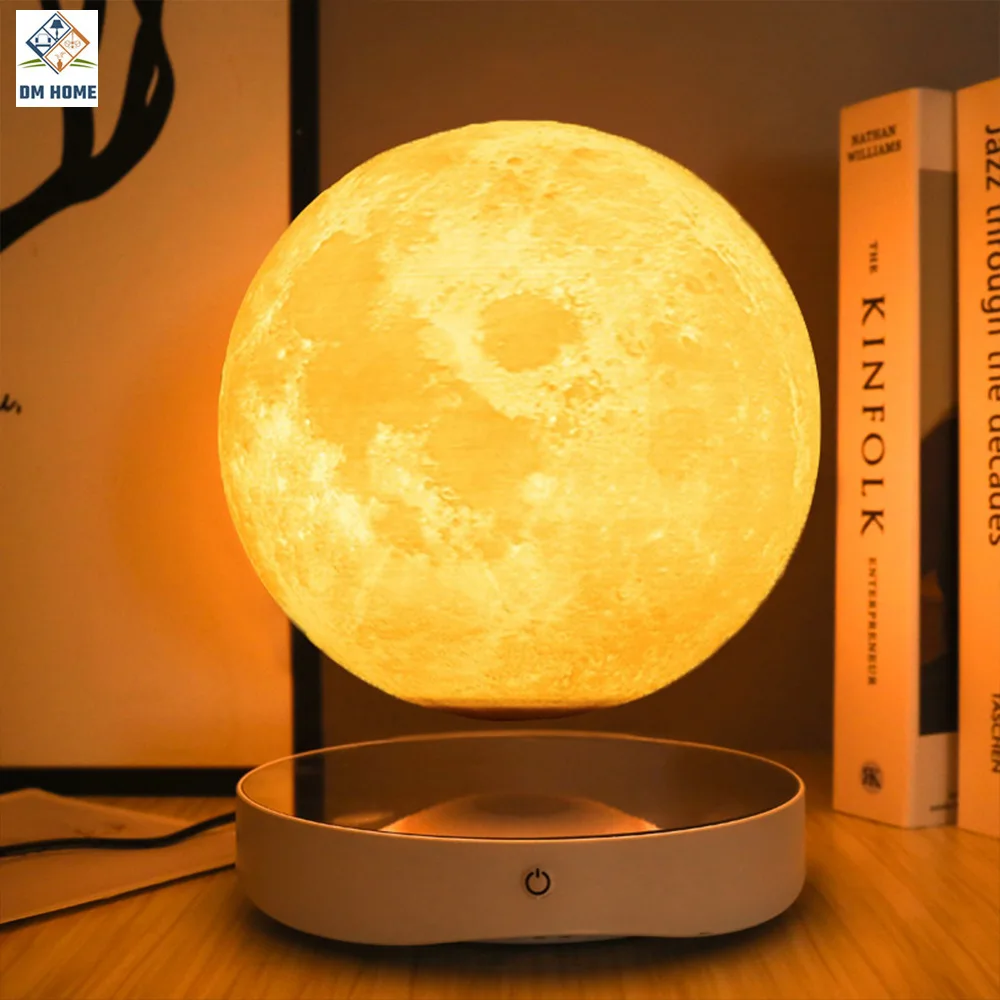 Maglev-Moon-Night-Lighs-Lamp-Creative-Magnetic-Levitation-3-Colors-360 ...