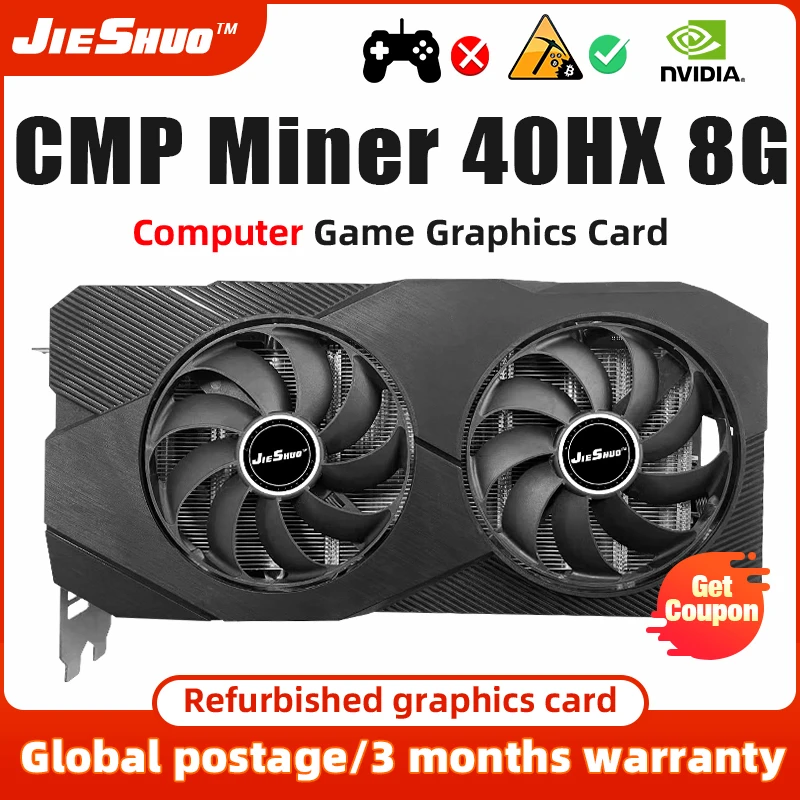 JIESHUO-CMP-40hx-8gb-professional-mining-graphics-card-used-cmp-40hx-8G ...