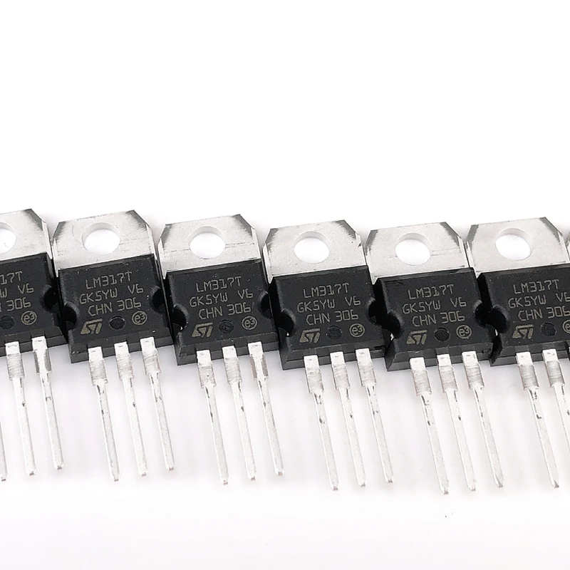 New Original (10pcs) LM317T LM317 TO-220 Adjustable 1.2V-37V Regulator ...