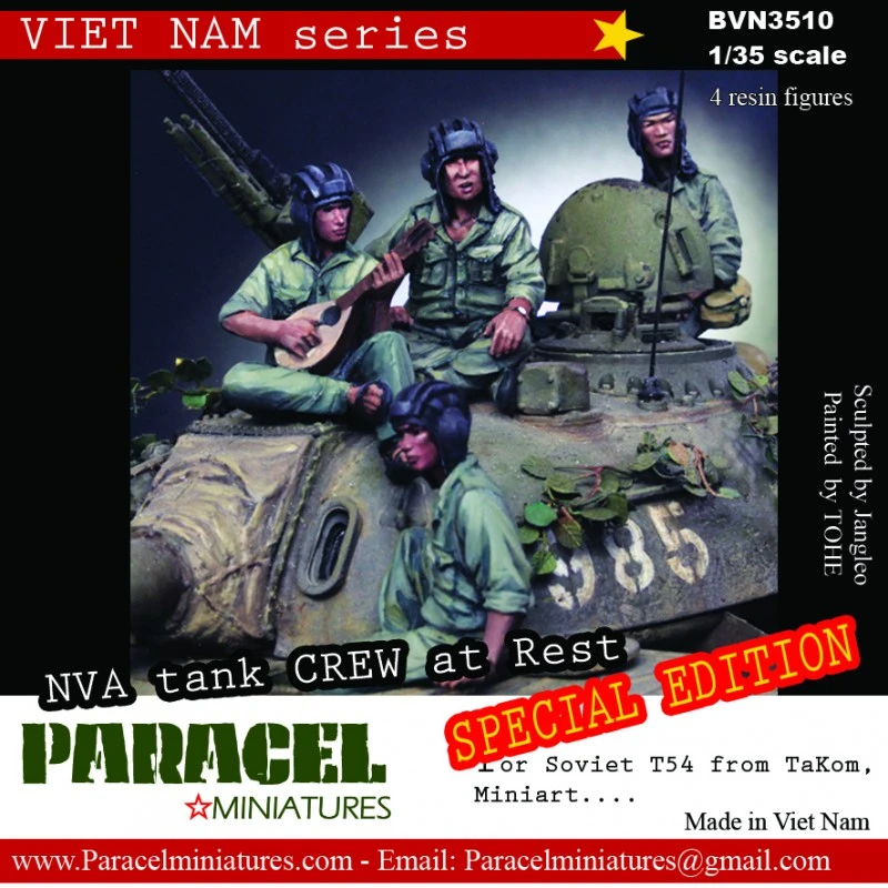 NVA-Tank-Crew-en-reposo-a-escala-1-35-figuras-de-resina-para-4-personas ...